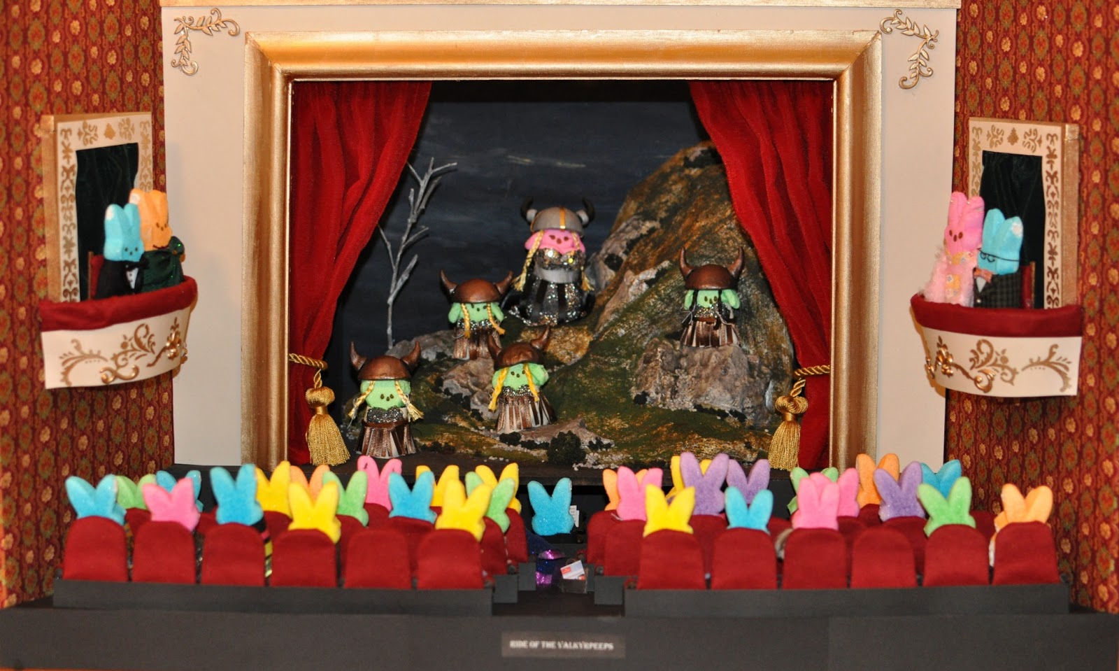 wellsung.blogspot.com: Wagner Bicentennial Peeps Diorama