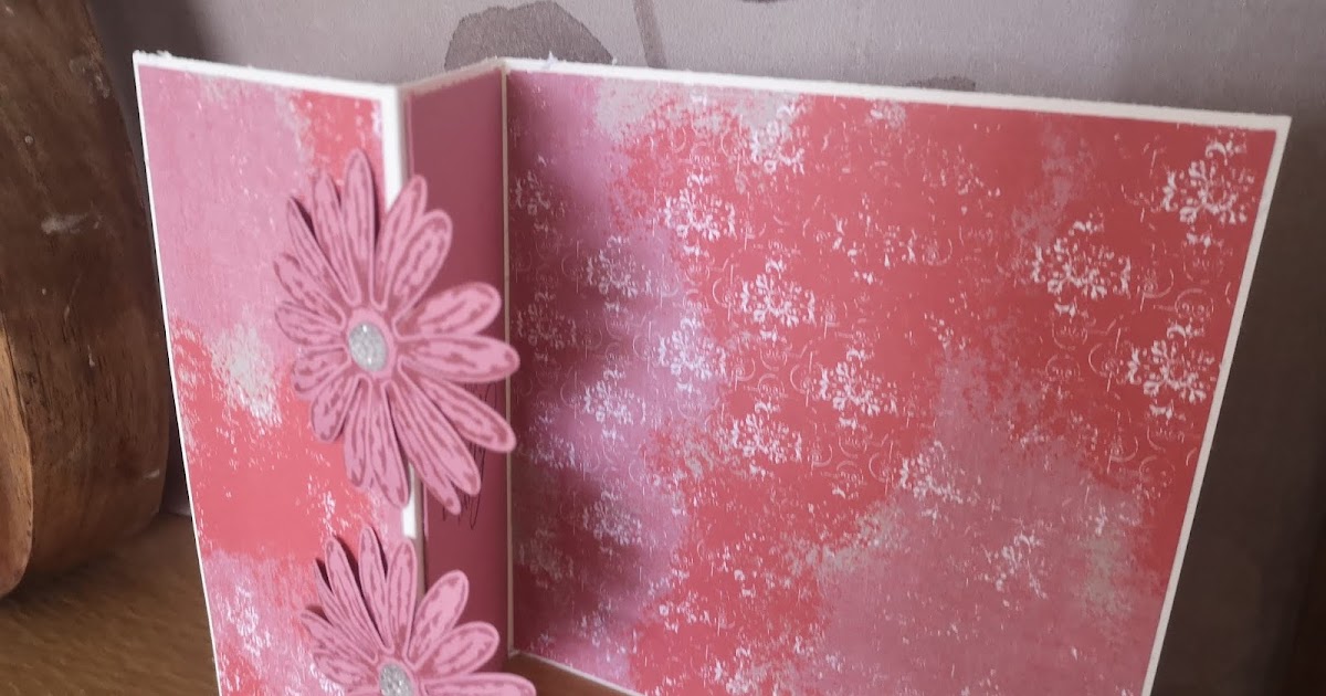 How to Make a Z Fold Card with Daisy Detail