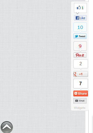 How To Add Floating Social Media Buttons With Cool Hover Effect For ...