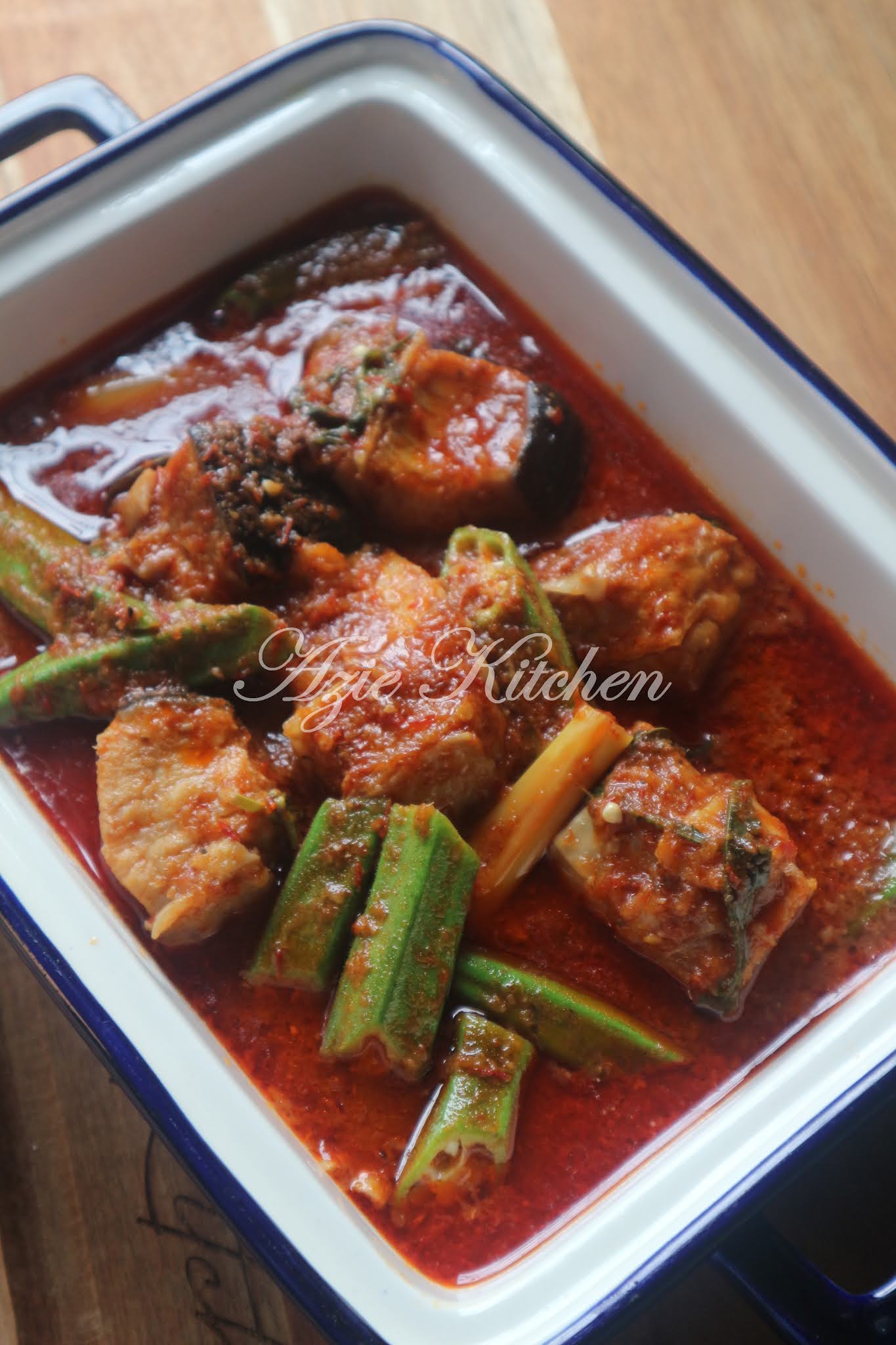 Asam Pedas Ikan Kari Yang Sangat Sedap - Azie Kitchen