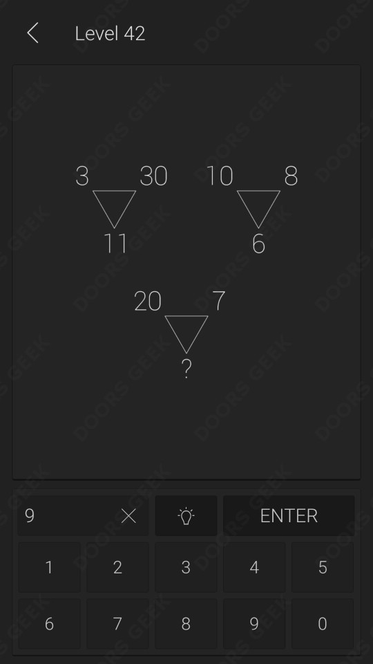 Math Level 42 Solution ~ Doors Geek