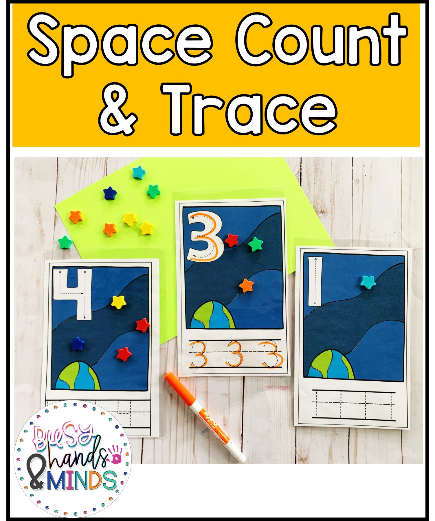 Space Preschool Theme | Busy Hands and Minds