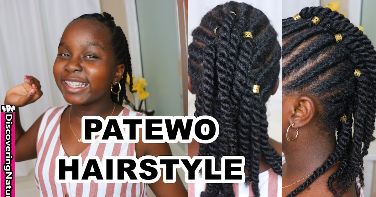 Cute and Easy Natural Hairstyle ""No Braid" Protective Hairstyle for ...