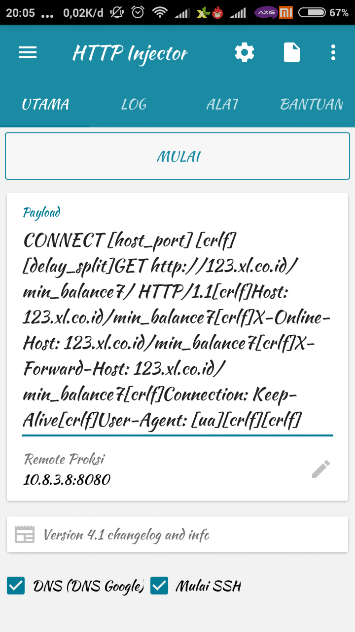 Tutorial cara membuat config Http injector dengan mudah - Ludvy Ecc Blog