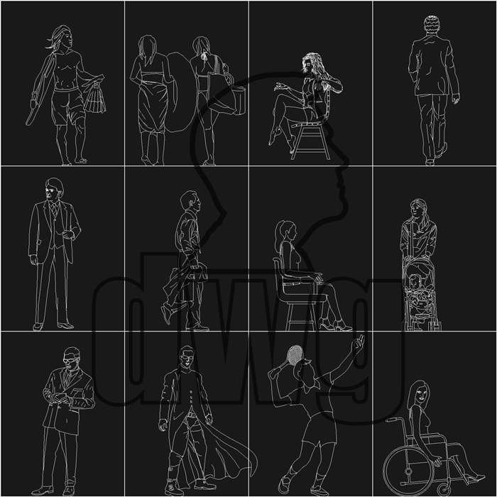 People DWG: PEOPLE DWG - Premium 3