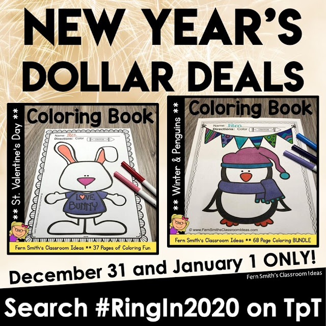 One Dollar Deals For You at TeacherspayTeachers! - Fern Smith's ...