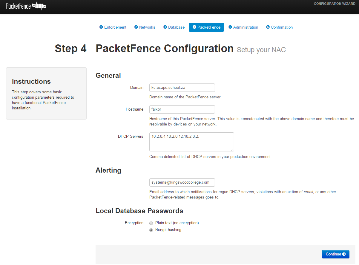 School Sysadmin: Packetfence - Network Access Control