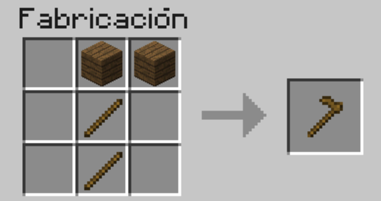 How to make a hoe in Minecraft