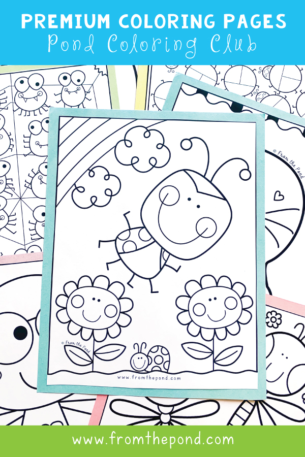Premium Coloring Pages | From the Pond