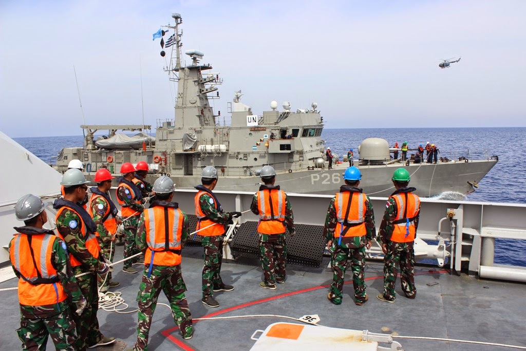 SATGAS MARITIM TNI KONGA XXVIII-F / KRI FRANS KAISIEPO - 368 : KRI ...