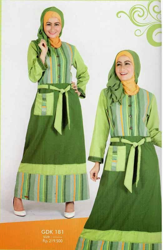 GDK 181 Gamis wanita - Toko Busana Muslim | Keke Collection