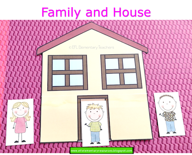 EFL Elementary Teachers: Family in the House for ESL learners