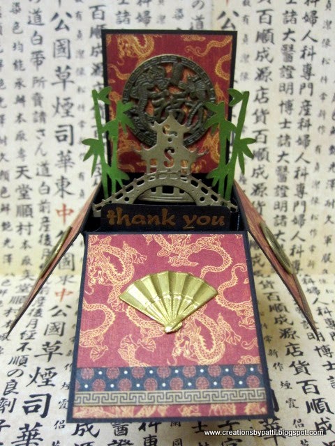 Creations by Patti: Asian Box Card with G45 Papers