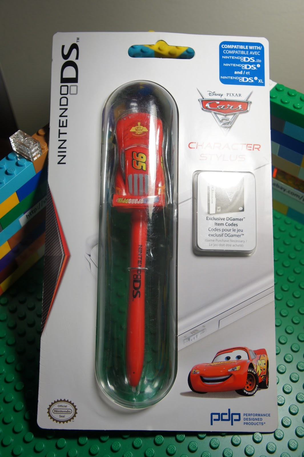 Nintendo DS LIGHTNING McQUEEN Cars Disney Character Stylus Pen ...