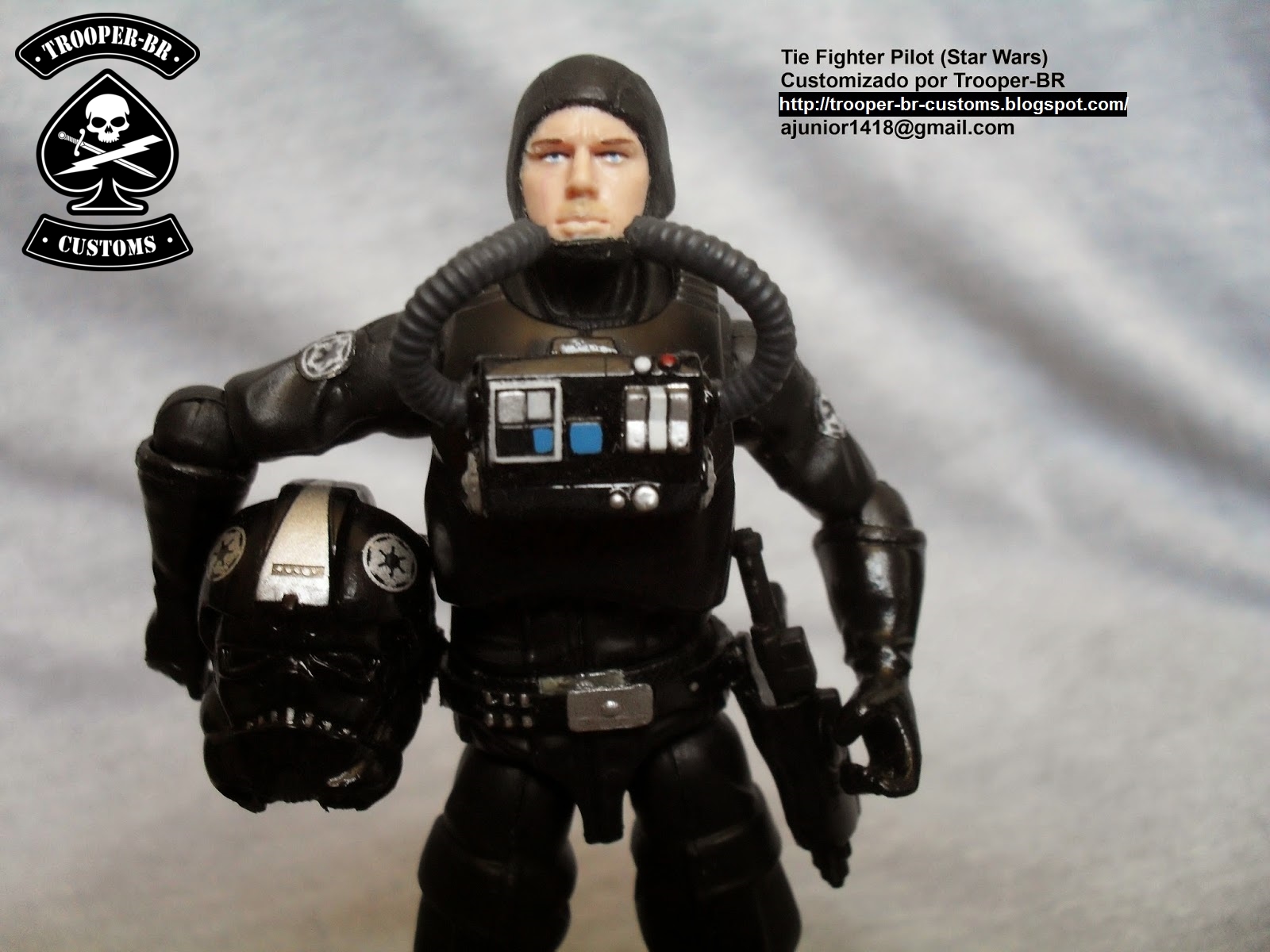 Gi joe Custom Action Figures: Tie Fighter Pilot - Star Wars