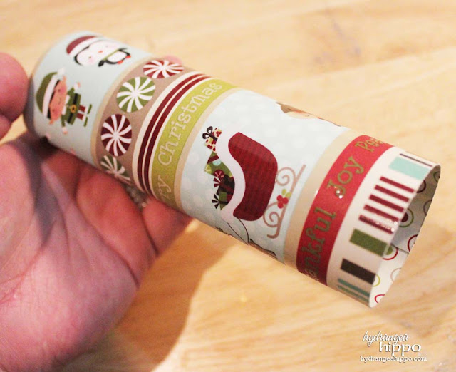 12 Days of Christmas Crafts - Day 6 - Hydrangea Hippo by Jennifer Priest