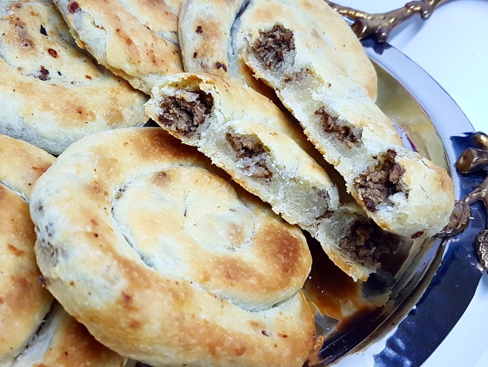 Maryam's Culinary Wonders: 1376. Rolled Meat Pies