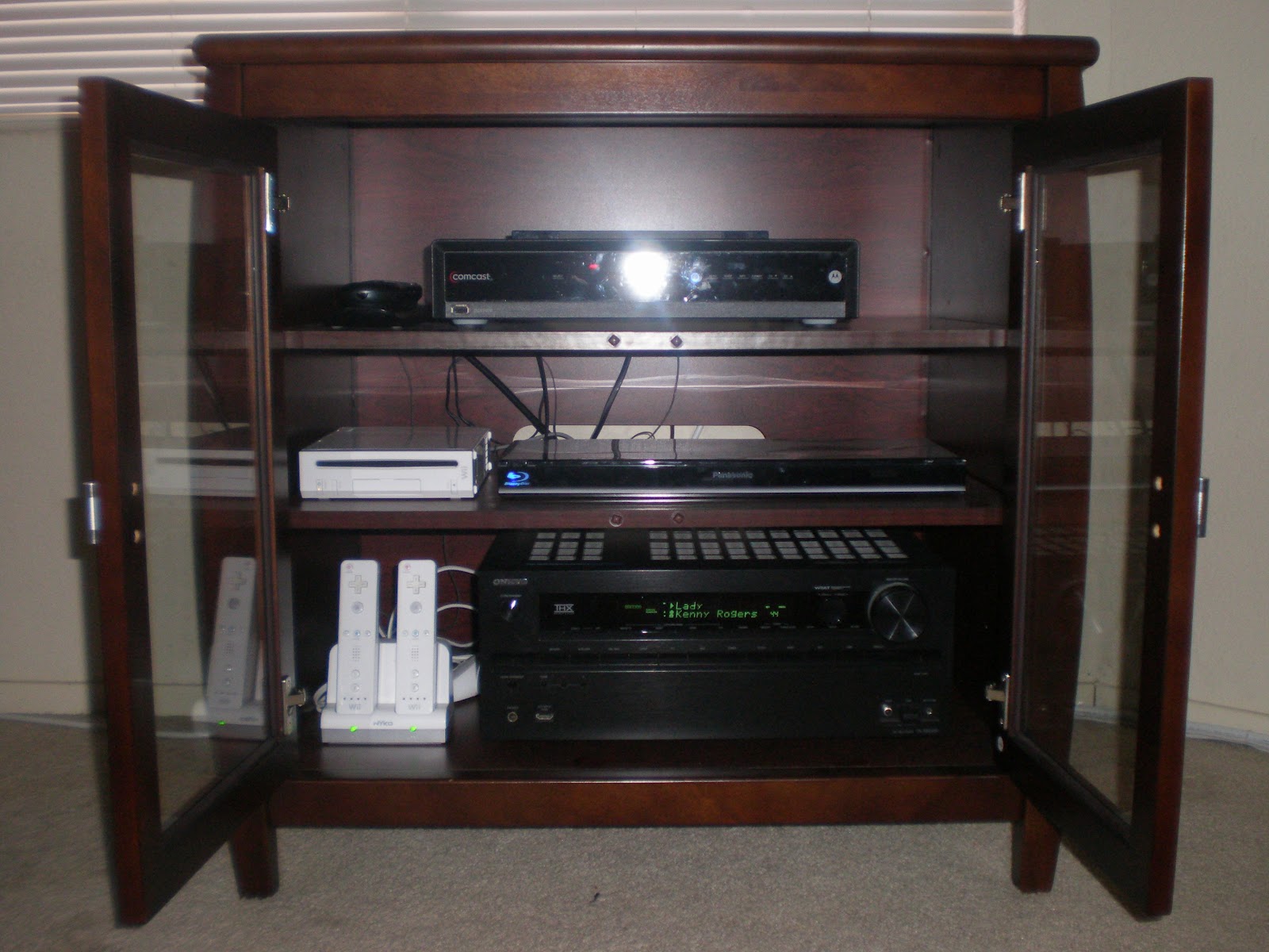 Home Technology Journal: New Component Cabinet Installed