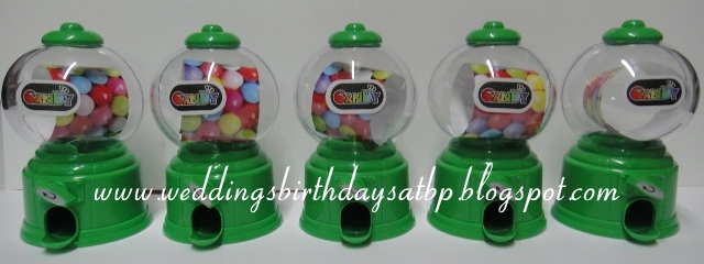 Weddings Birthdays Atbp.: MINI GUMBALL MACHINES