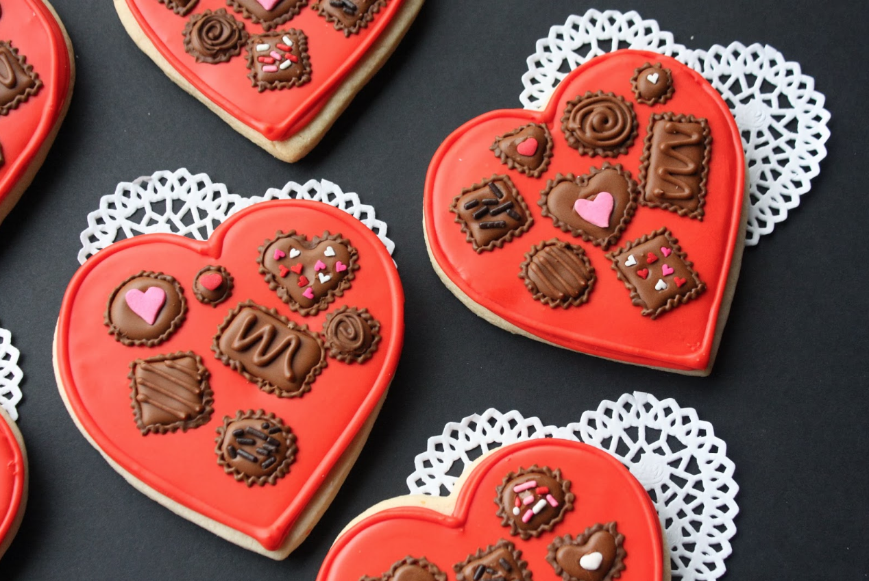 Heart Shaped Chocolate Box Cookies ~ Learn, Live, and Explore!