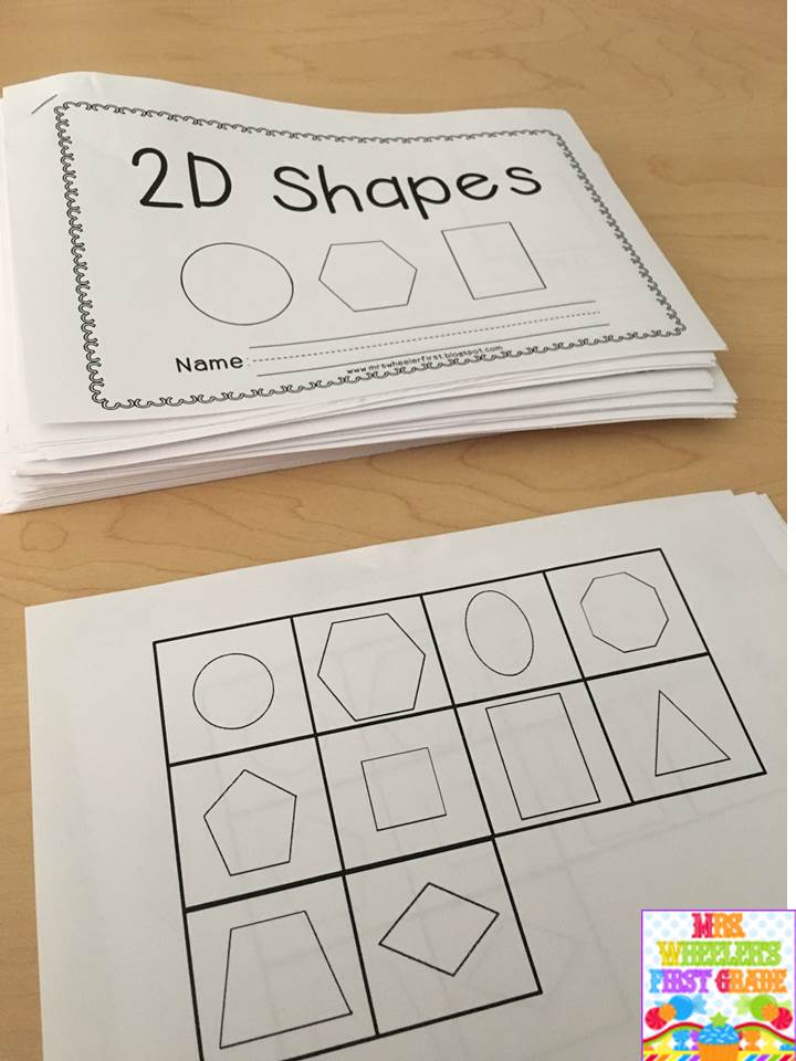 Mrs. Wheeler's First Grade Tidbits: Geometry: 2D Shapes