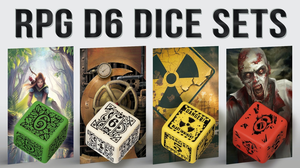 Tabletop Fix: Arcane Dice - RPG D6 Dice Sets Kickstarter