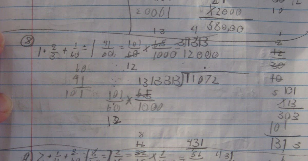 Life, Books & Education: Messy Math Help