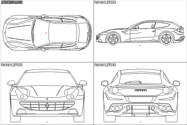 MISCELLANEOUS DATA STORAGE 2 for CAD Drawings: [JWS/DWG] Ferrari Four