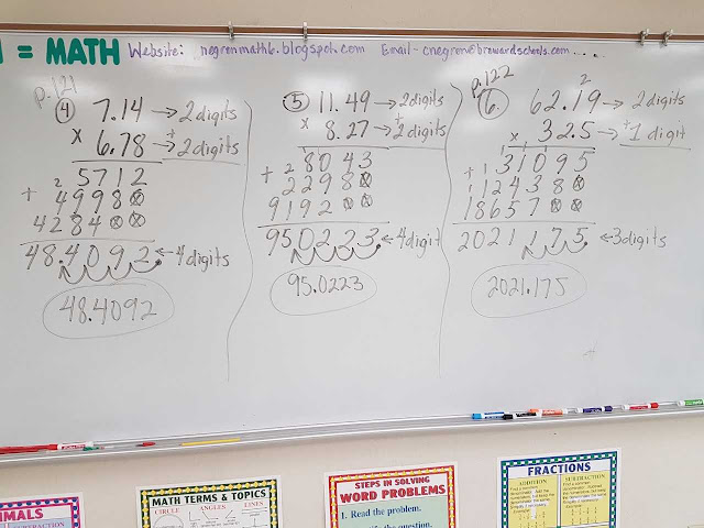 Mrs Negron 6th Grade Math Class Lesson 5 2 Multiplying Decimals Mrs Negron 6th Grade Math Class Lesson 5 2 Multiplying Decimals