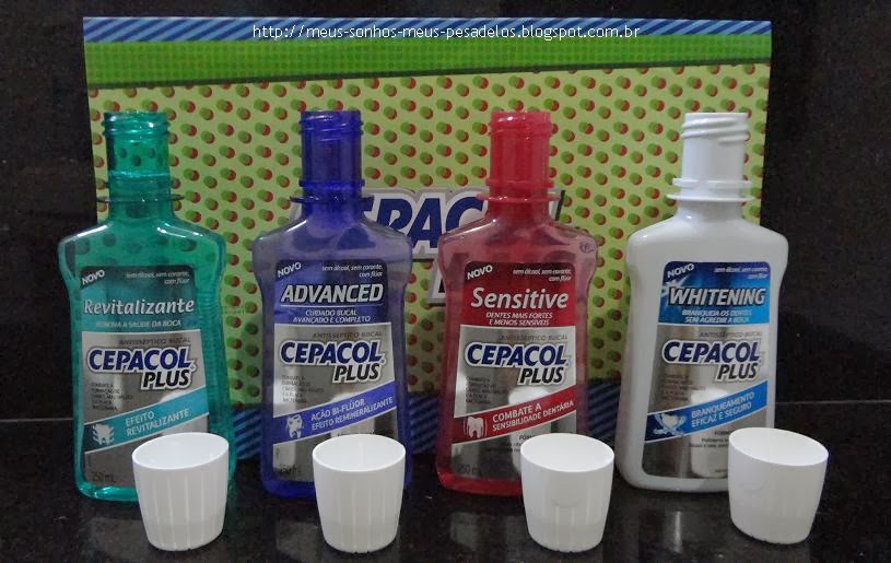 A linha Cepacol Plus traz quatro fórmulas exclusivas, todas sem corante ...