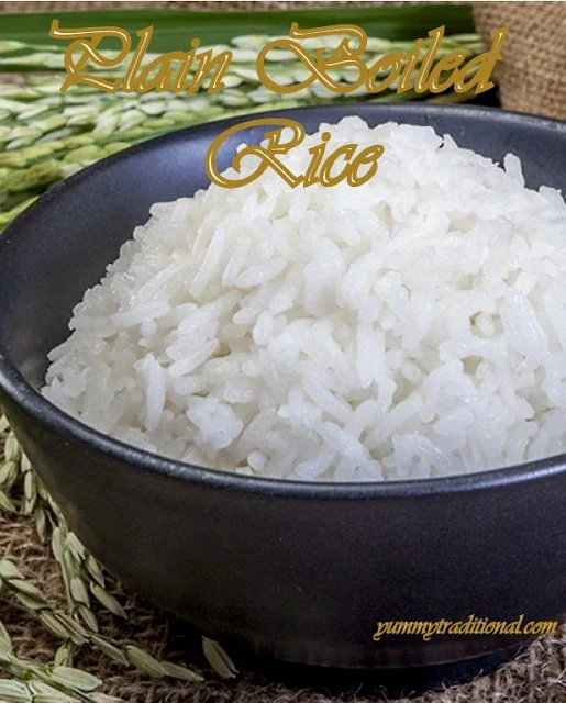 Boiled Rice Recipe - Yummy Traditional