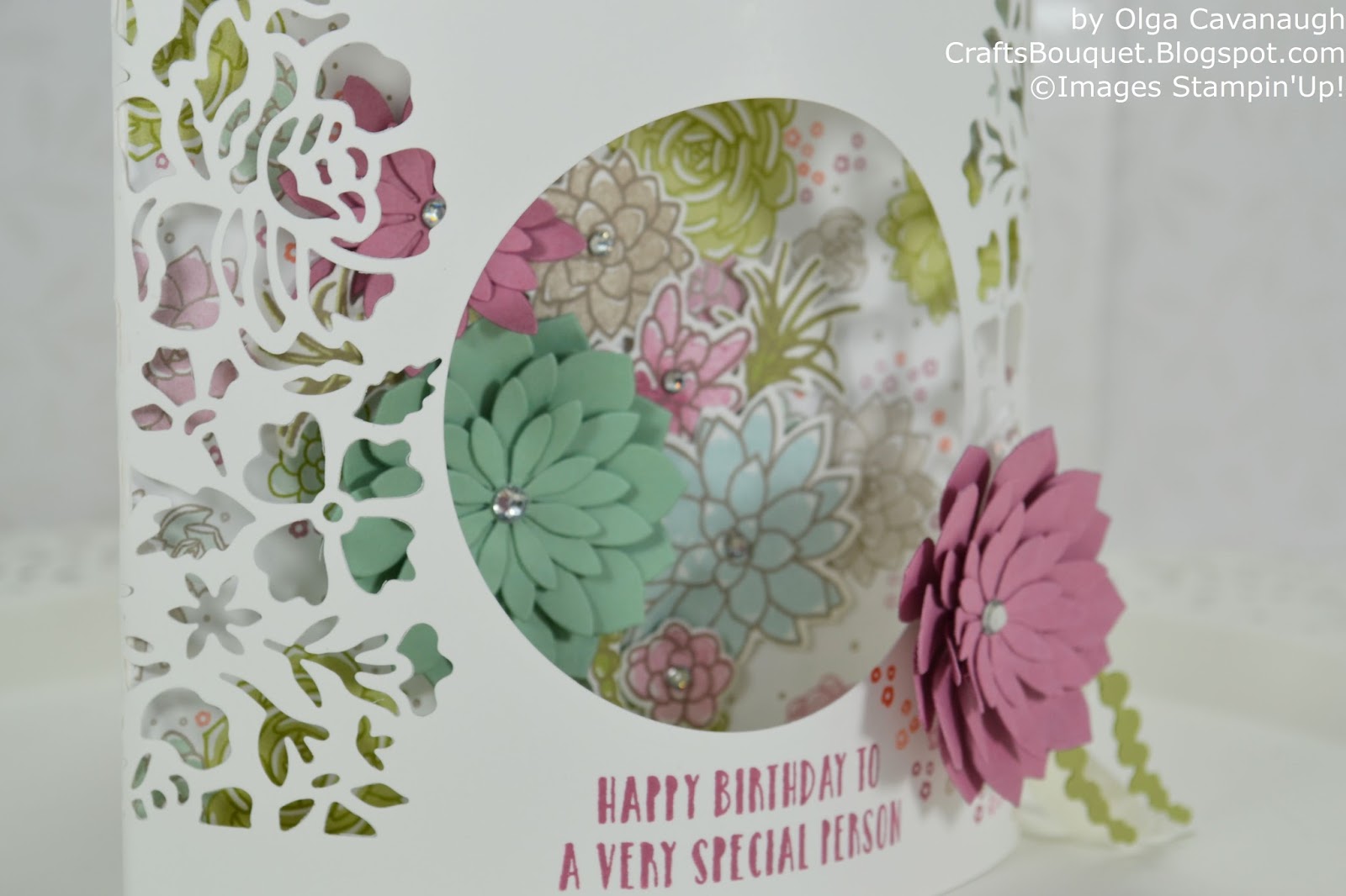 Crafts Bouquet: Stampin'UP! Oh So Succulent Birthday Card and Gift Box
