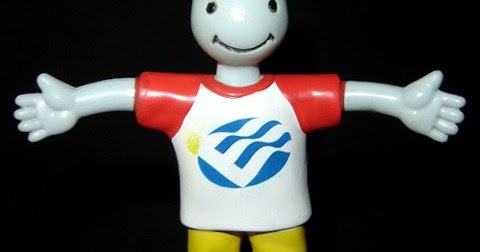 Coleccionismo 80-90: GIL, LA MASCOTA DE LA EXPO '98: FIGURA FLEXIBLE