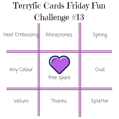 Terryfic Cards: Friday Fun Challenge # 13