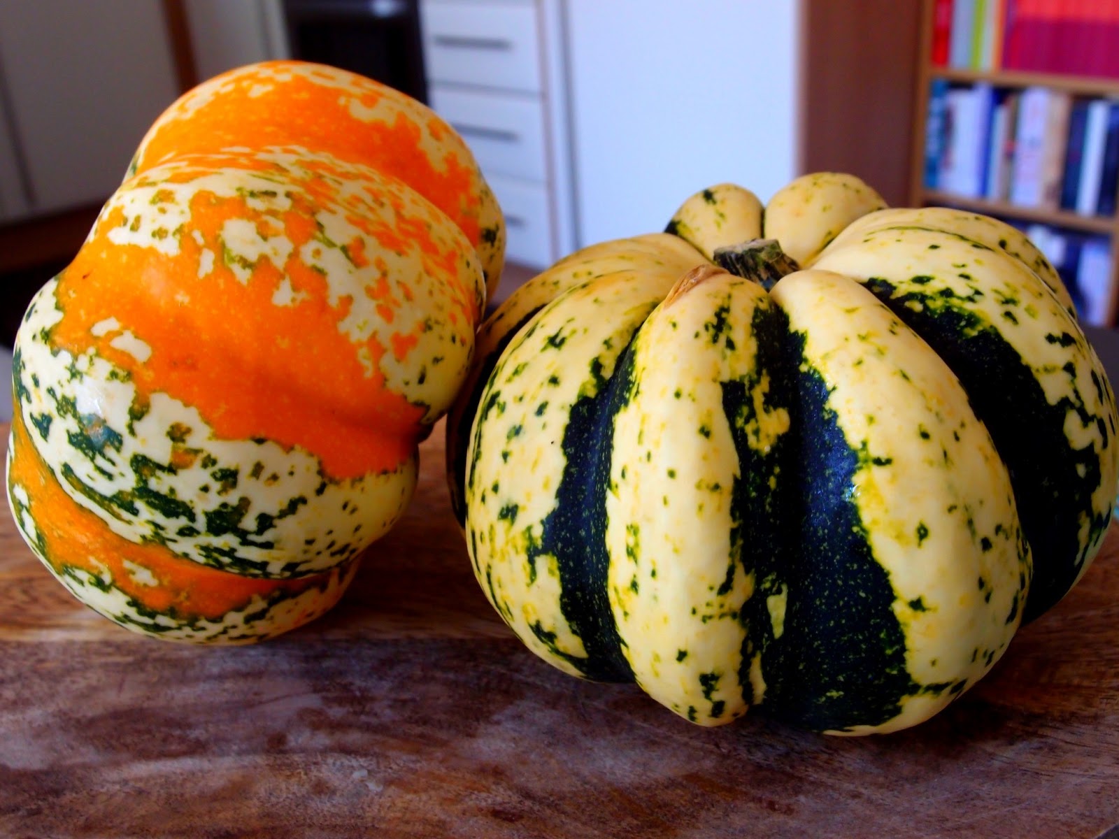 The VegHog: Harlequin squash and rocket salad with garlic vinaigrette