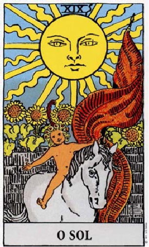 Tarôt - Oráculo Milenar: Arcano XIX (19) - O Sol