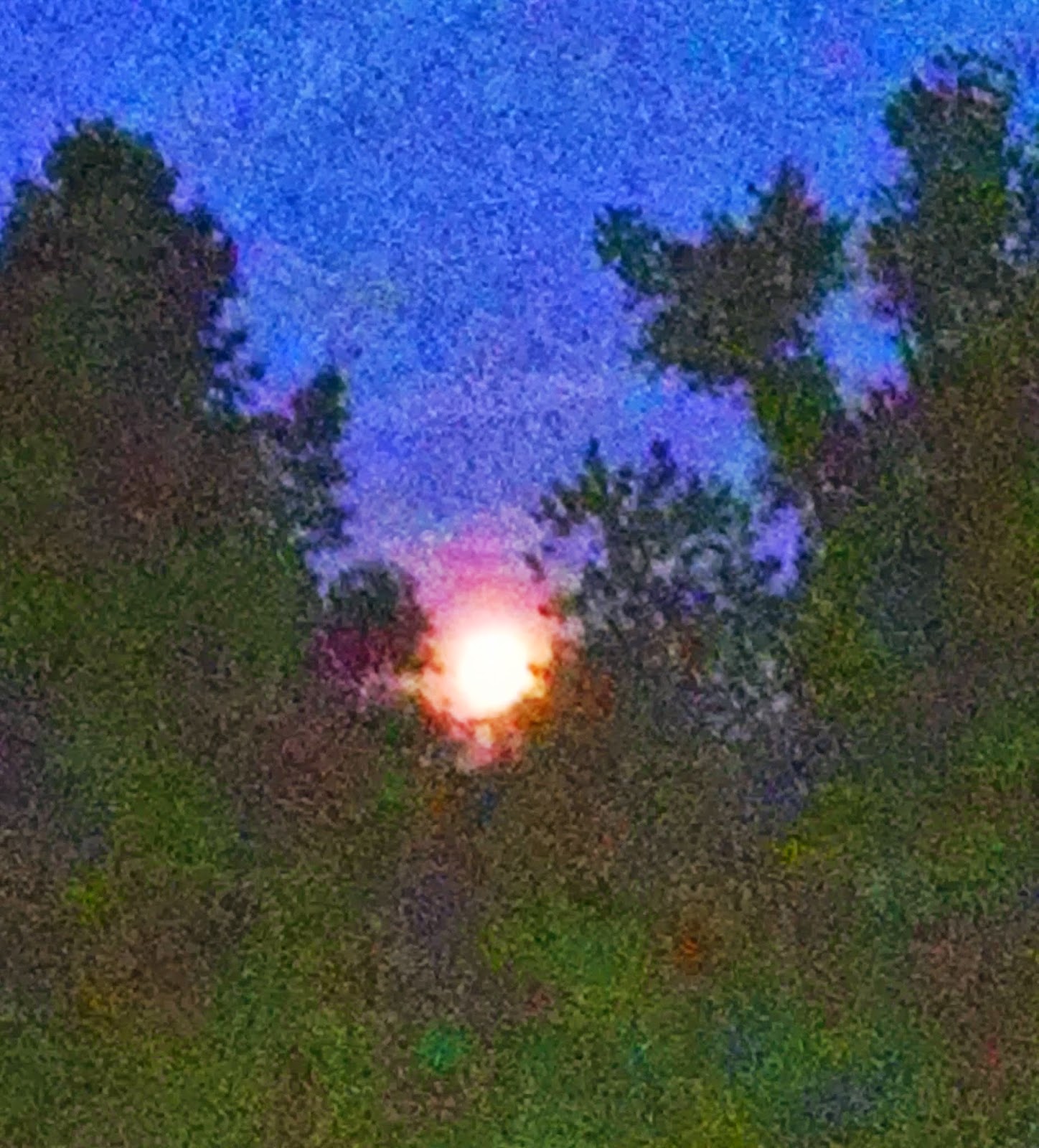 A View from the North Coast: Full August Moon Over Geauga--Haiku Poem