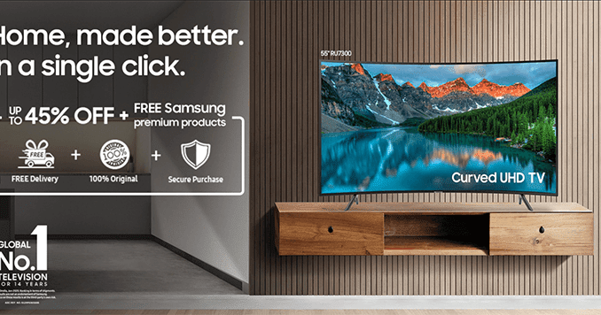 Samsung Online Store now has TVs and other Smart Home Appliances