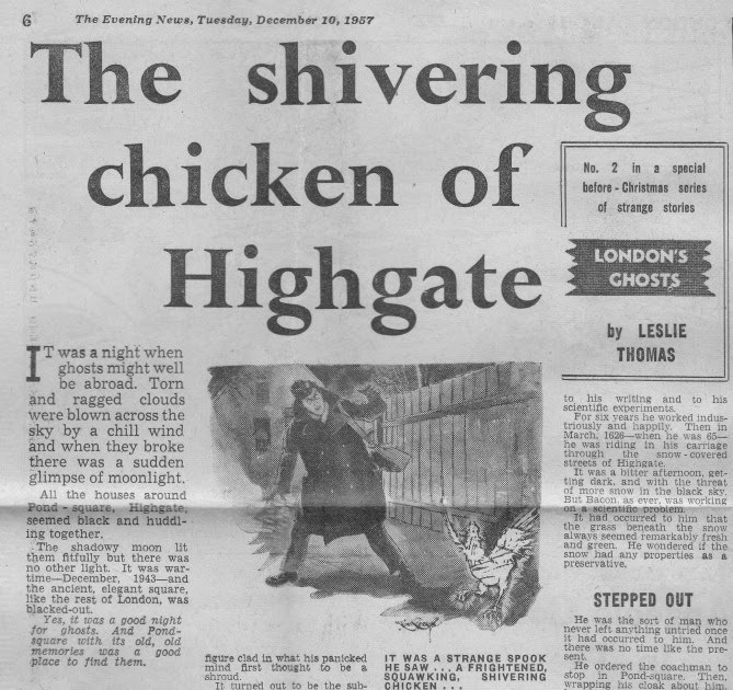 The Phantom Chicken of Highgate: How the Death of Francis Bacon ...