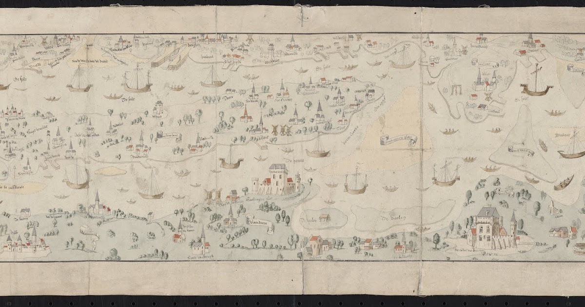 Reygersberch Stichting: Scheldekaart van Rupelmonde tot aan het Zwin en ...