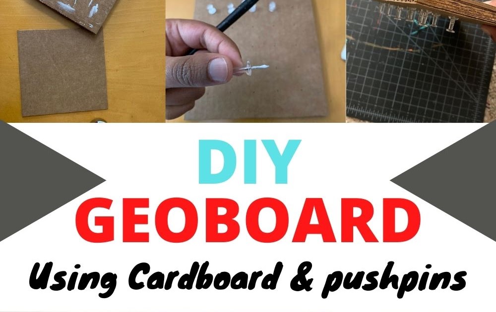 Vikalpah: DIY Geoboard using cardboard and push pins