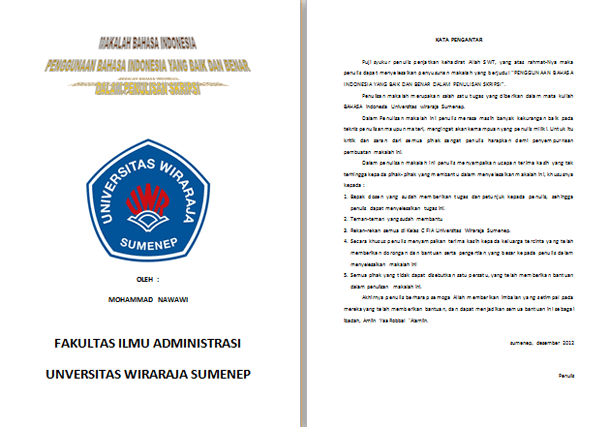 CONTOH MAKALAH BAHASA INDONESIA TENTANG EYD PENULISAN SKRIPSI | Contoh ... CONTOH MAKALAH BAHASA INDONESIA TENTANG EYD PENULISAN SKRIPSI | Contoh ...