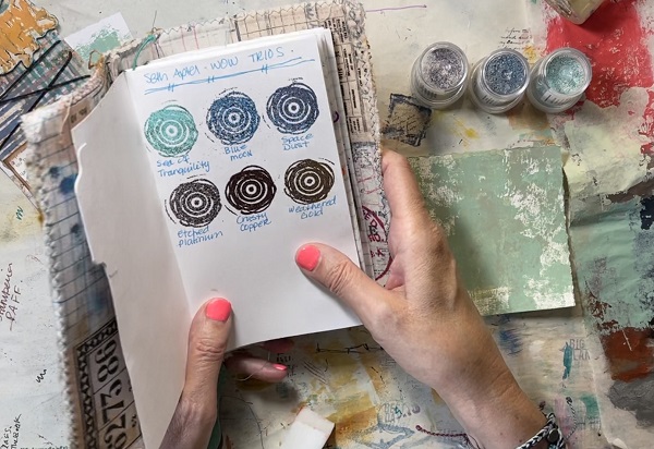 Karen Bearse Designs: Art Card with Seth Apter Products