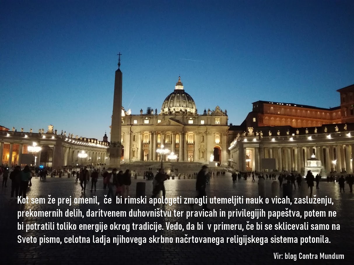 Reformirana stran: Biblija in rimska tradicija