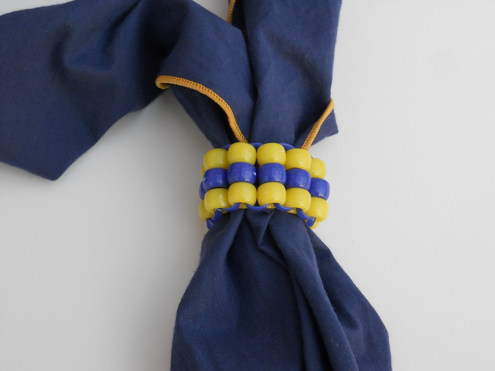 Cub Scouts: Cub Scout pony bead neckerchief slide