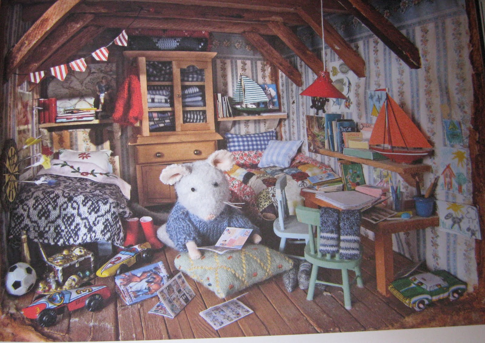 dutch quilt cat: Het Muizenhuis( The Mouse House) 2
