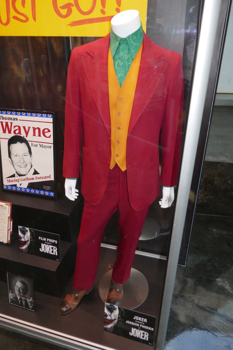 Hollywood Movie Costumes and Props: Joker movie costume worn by Joaquin ...