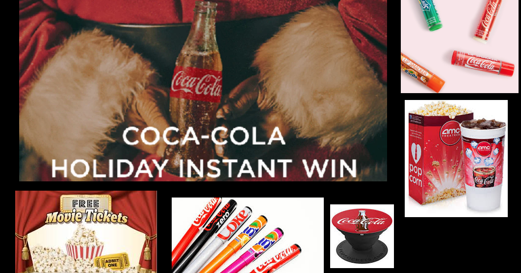 Coca Cola Holiday Instant Win Giveaway -369,000 Winners!! Win Movie ...