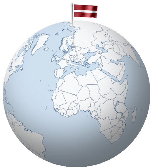 Flag of Latvia (GIF) - All Waving Flags