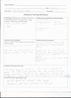Making Shift Happen: Reciprocal Teaching